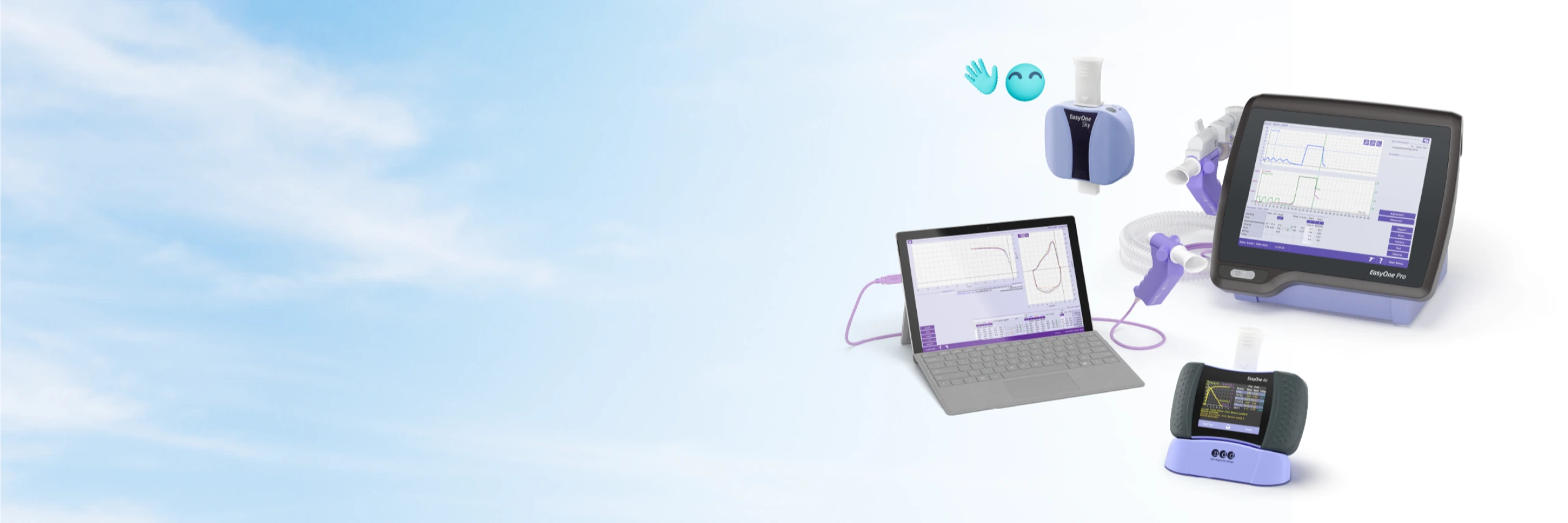 EasyOne Spirometers and Complete Pulmonary Function Devices
