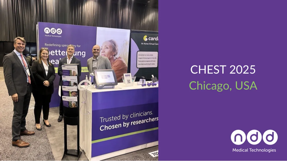 CHEST 2025 - Chicago | News | ndd Medical Technologies