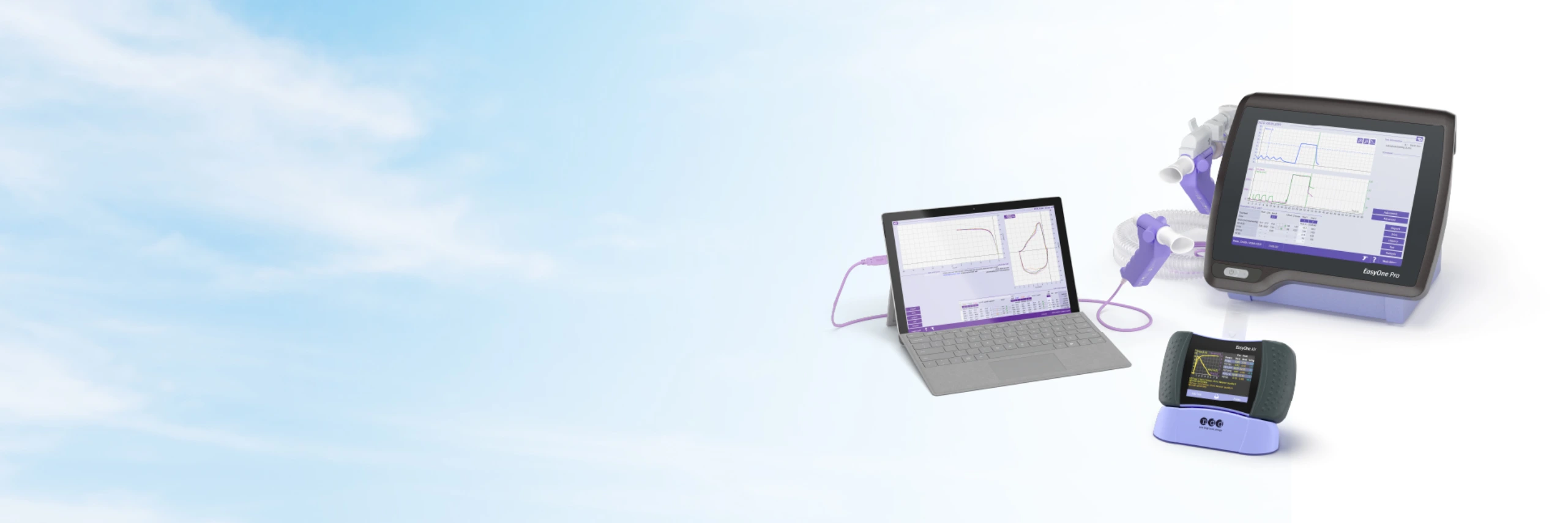 EasyOne Spirometers and Complete Pulmonary Function Devices